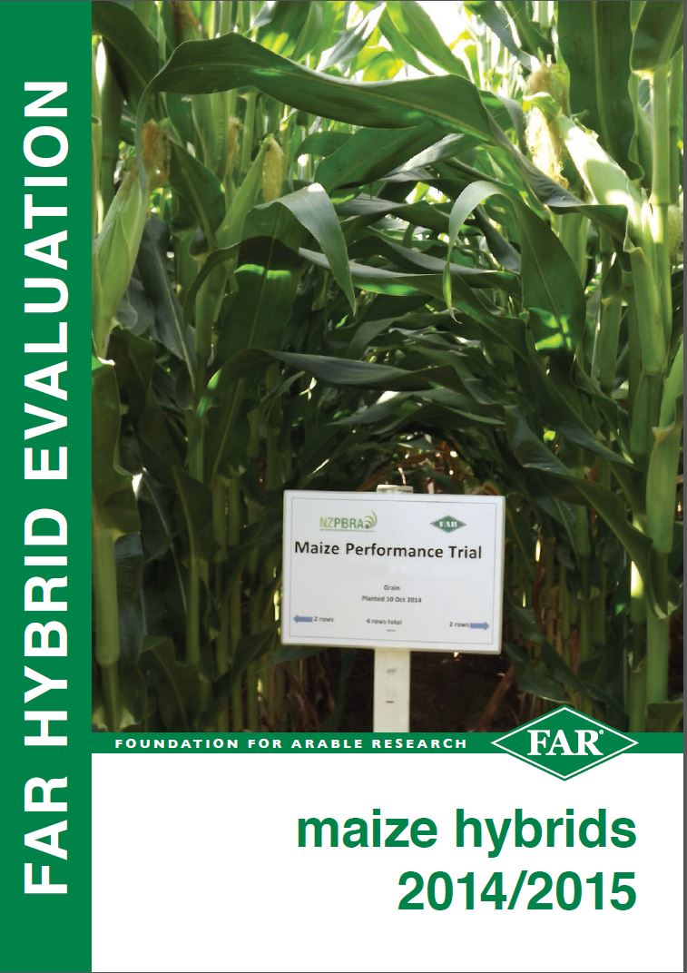 FAR Research | Maize Hybrids 2014/15